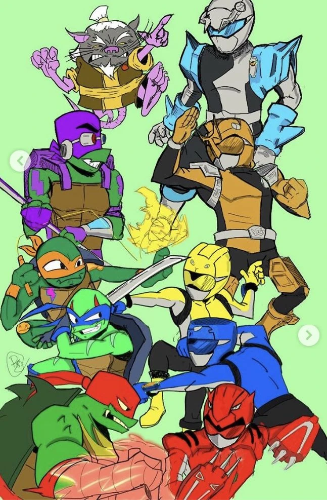 Rise of the TMNT vs Power Rangers | Fandom