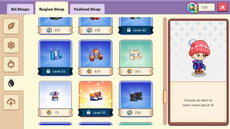 New shop menu | Fandom