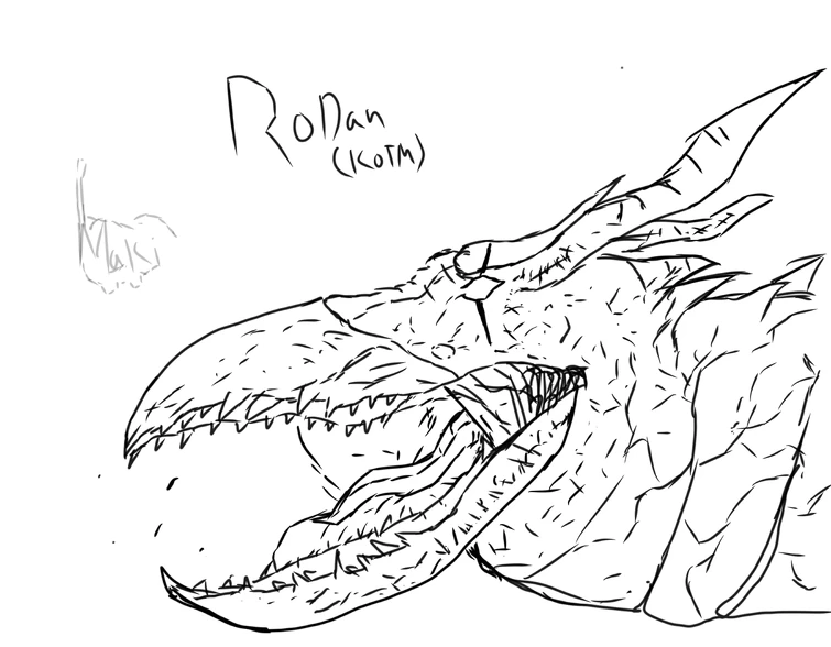 Rodan (Kotm) Head Sketch | Fandom