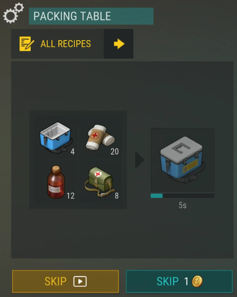 Packing table - fun fact | Fandom