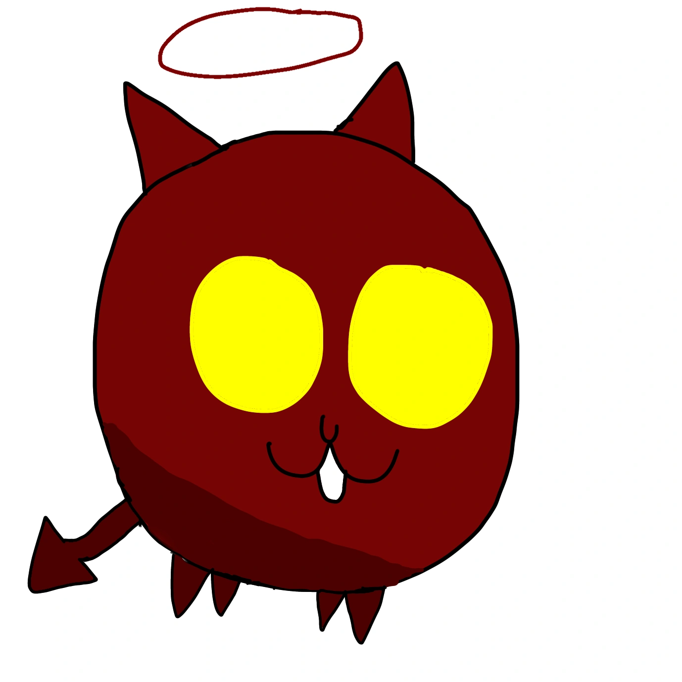 Demonic cat Uber Super rare cat | Fandom