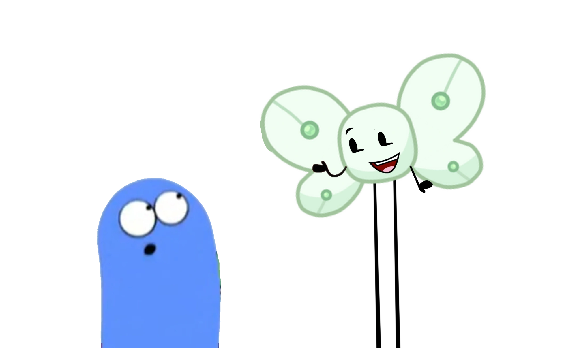 Bowbot (Inanimate Insanity) Meeting Bloo (Foster's Home for Imaginary ...