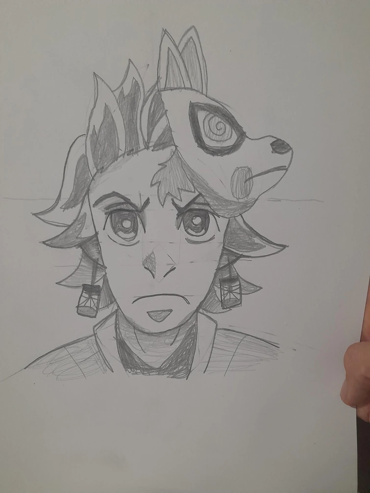 My sketch of Tanjiro | Fandom