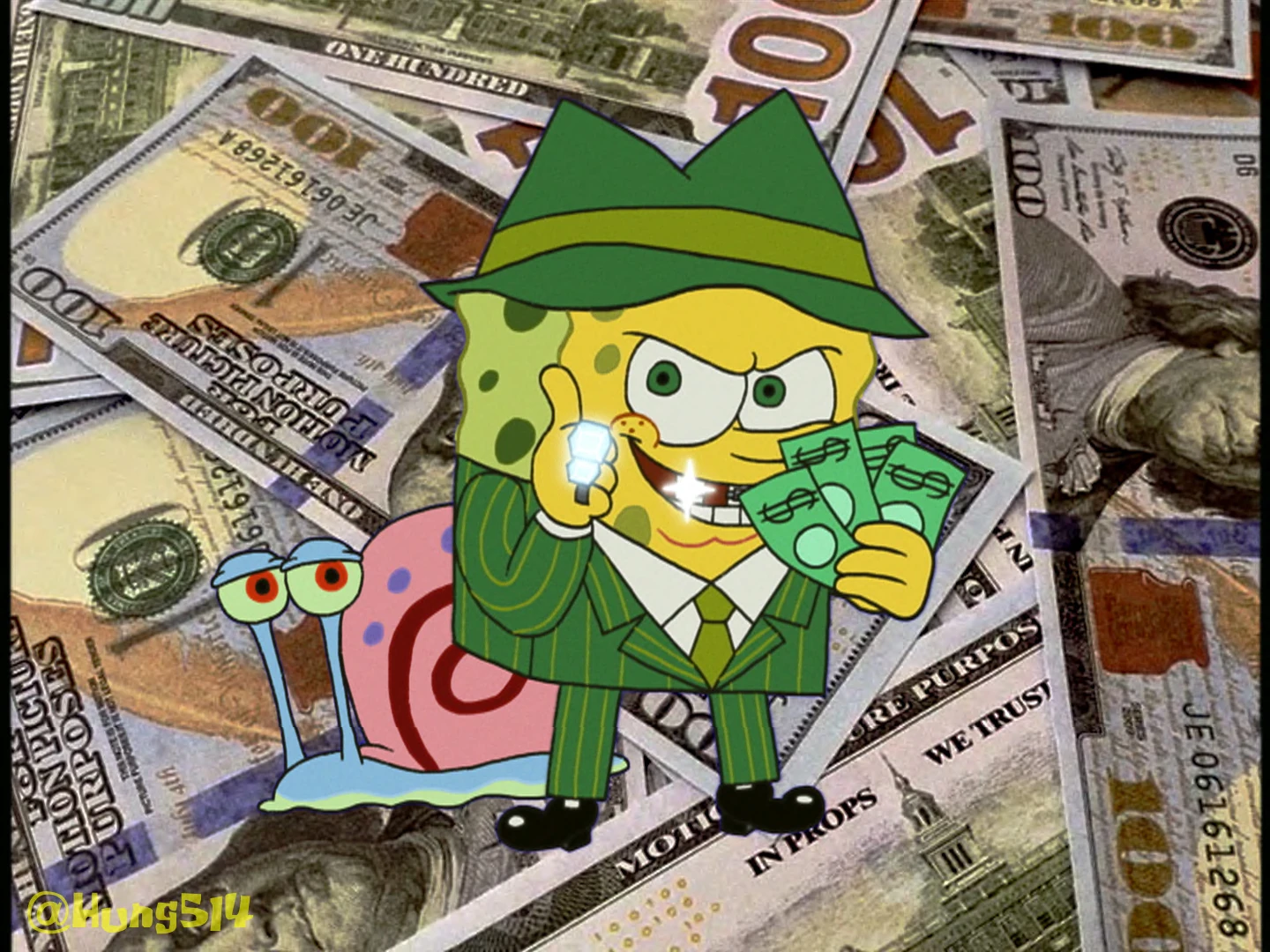 gangster spongebob fanart | Fandom
