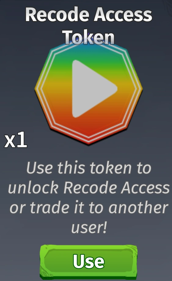 Selling a Recode token! | Fandom
