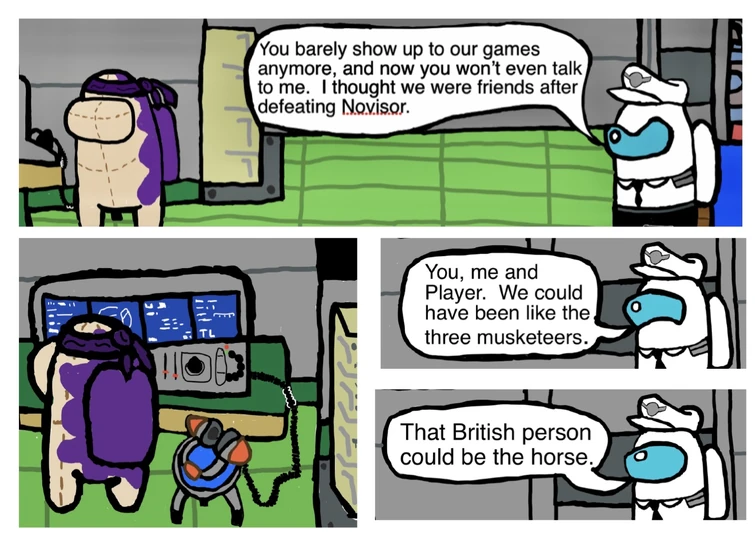 Among Us Logic Battle Royale:Captain meets another dummy. | Fandom