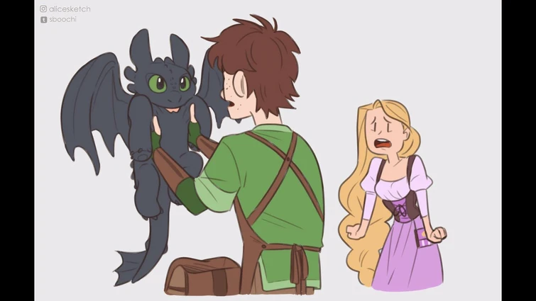 Encounters With Hiccup, Jack Frost, Merida & Rapunzel (Rise of the ...