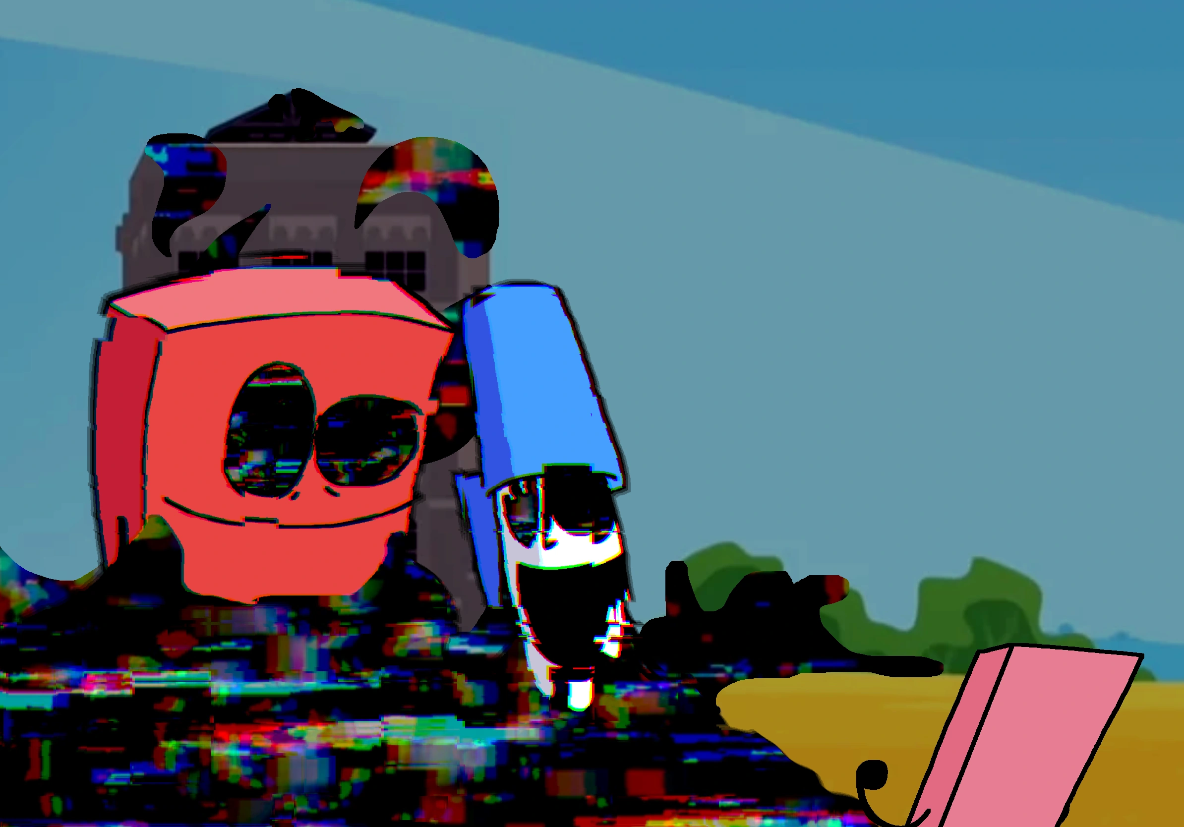 Corrupted Blocky and Pen Artwork | Fandom