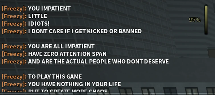 Me crashing out because some random guy got votekicked (successfully ...