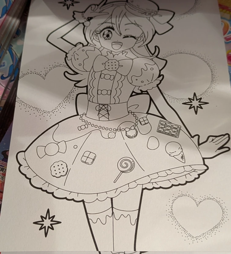 From the official coloring book (Uta, Nana, Kokoro) and PuriPuri | Fandom