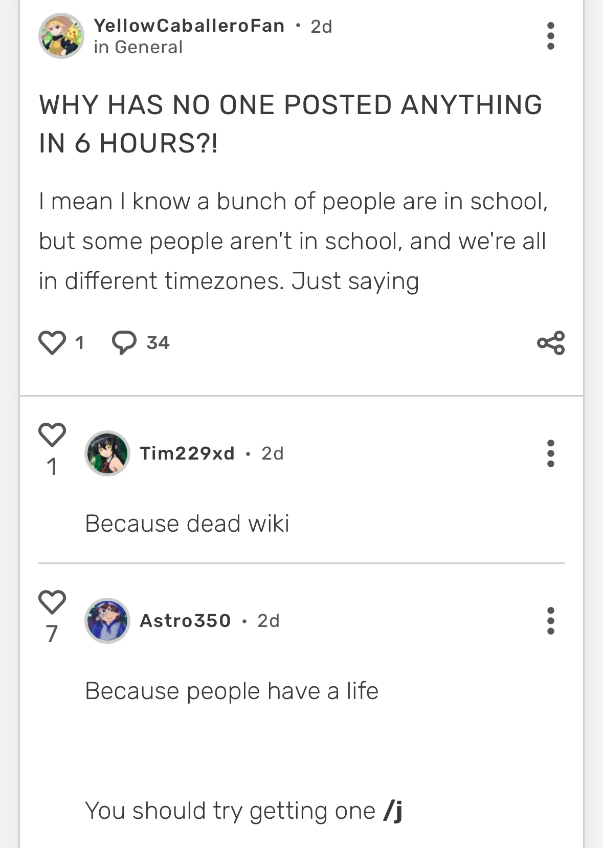 At least I saved part of this legendary thread | Fandom