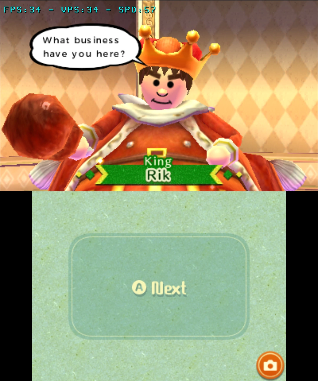 A screenshot for when I first encountered each royal cast Mii | Fandom