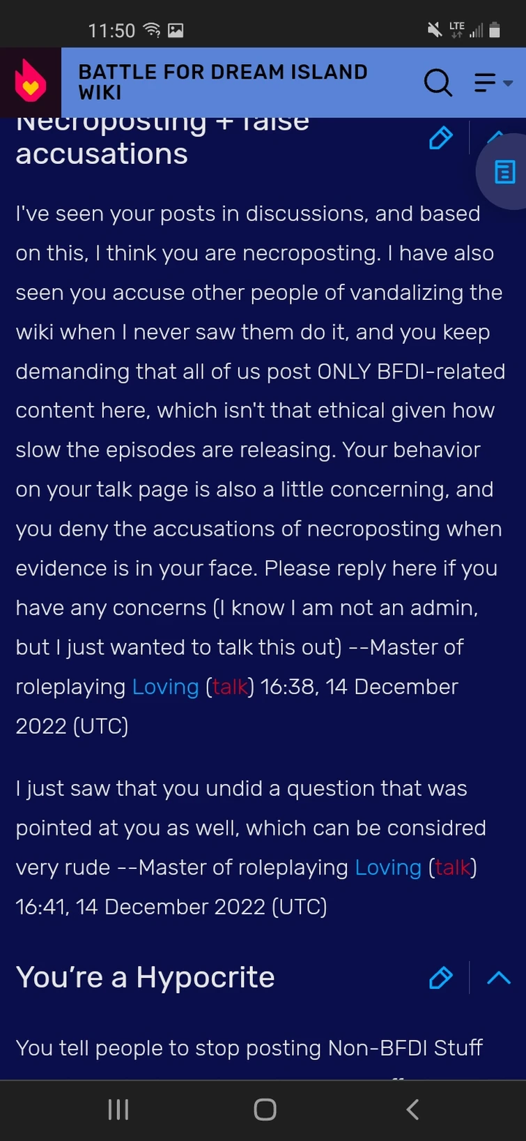 Evidence that @Derek2005 is most likely underaged | Fandom