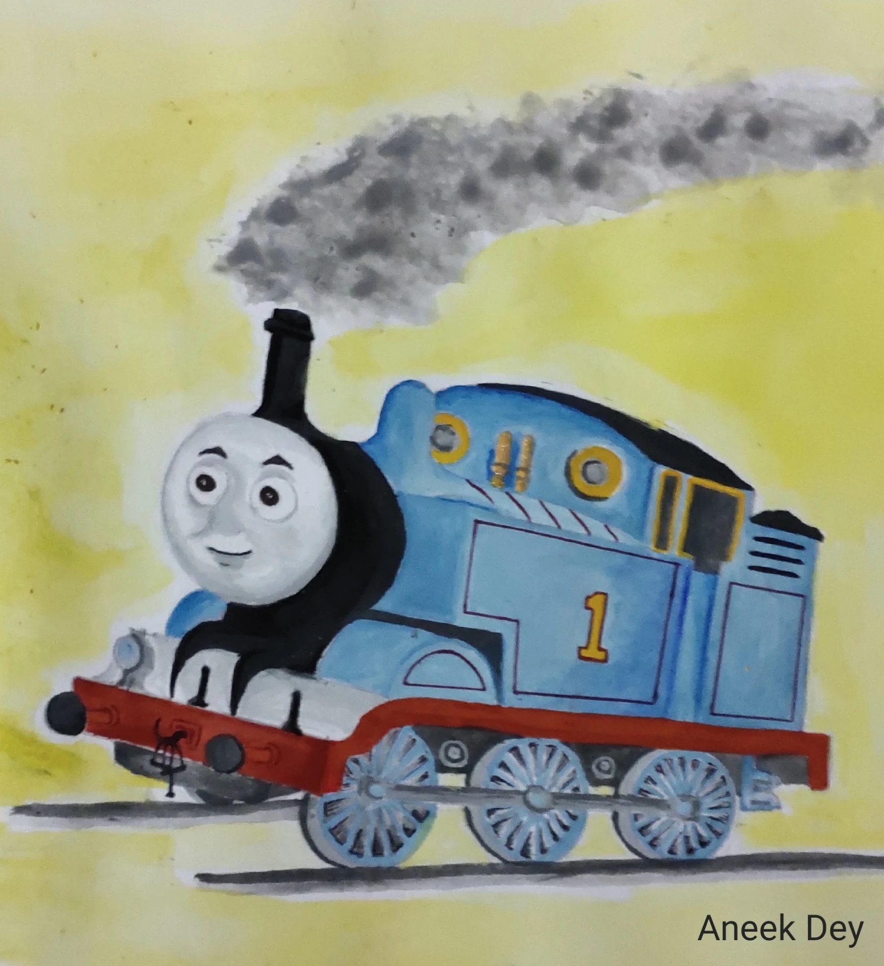 I tried to draw Thomas! | Fandom