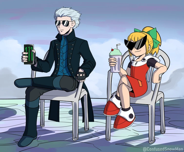 Vergil and Roll Fanart | Fandom