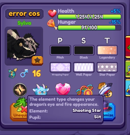 S/T error cosmetic sylva with 9T stats | Fandom