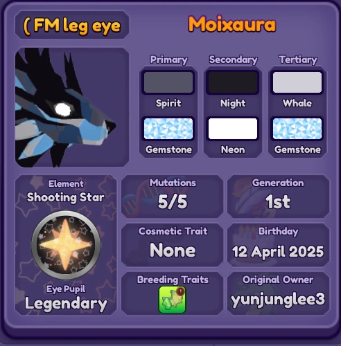 trading this FM leg eye moix | Fandom
