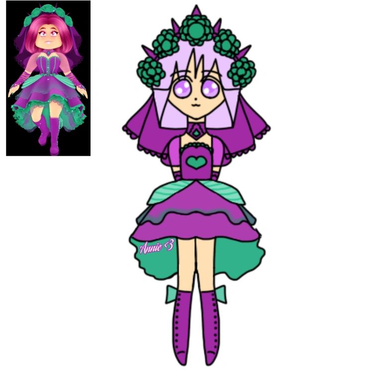 I tried to draw the Royal Rebel set! | Fandom