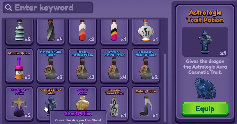 Trading Astro trait pot | Fandom