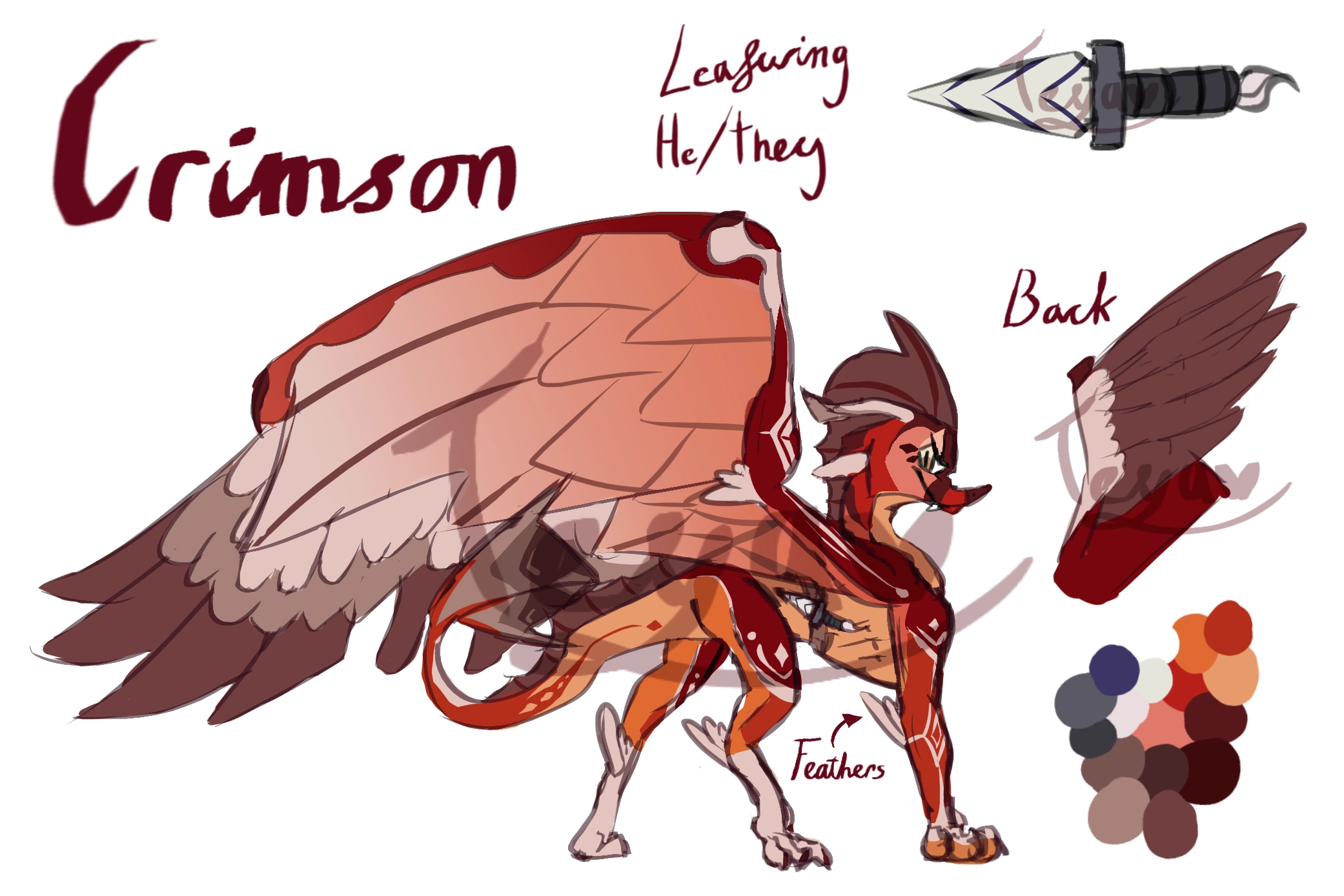 LeafWing Character Design I did :D | Fandom
