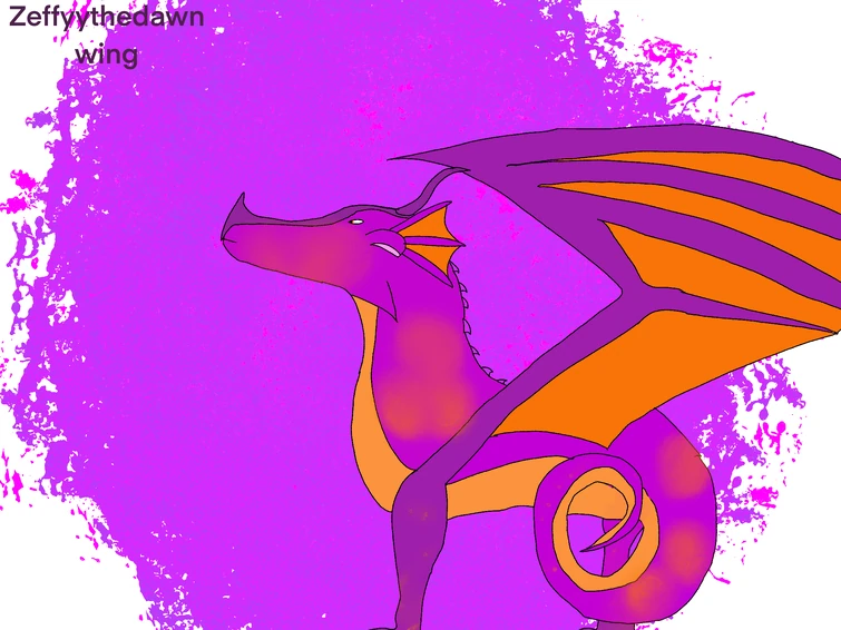 Rainwing redesign as in I added green | Fandom