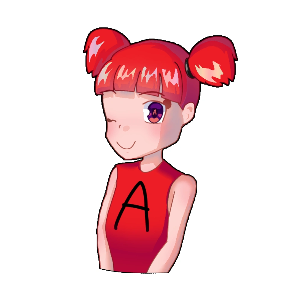 Aka Chan from Rhythm Heaven art for my bestie | Fandom
