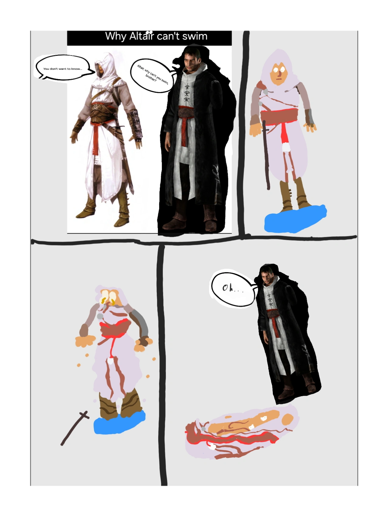 Altaïr Water Meme | Fandom