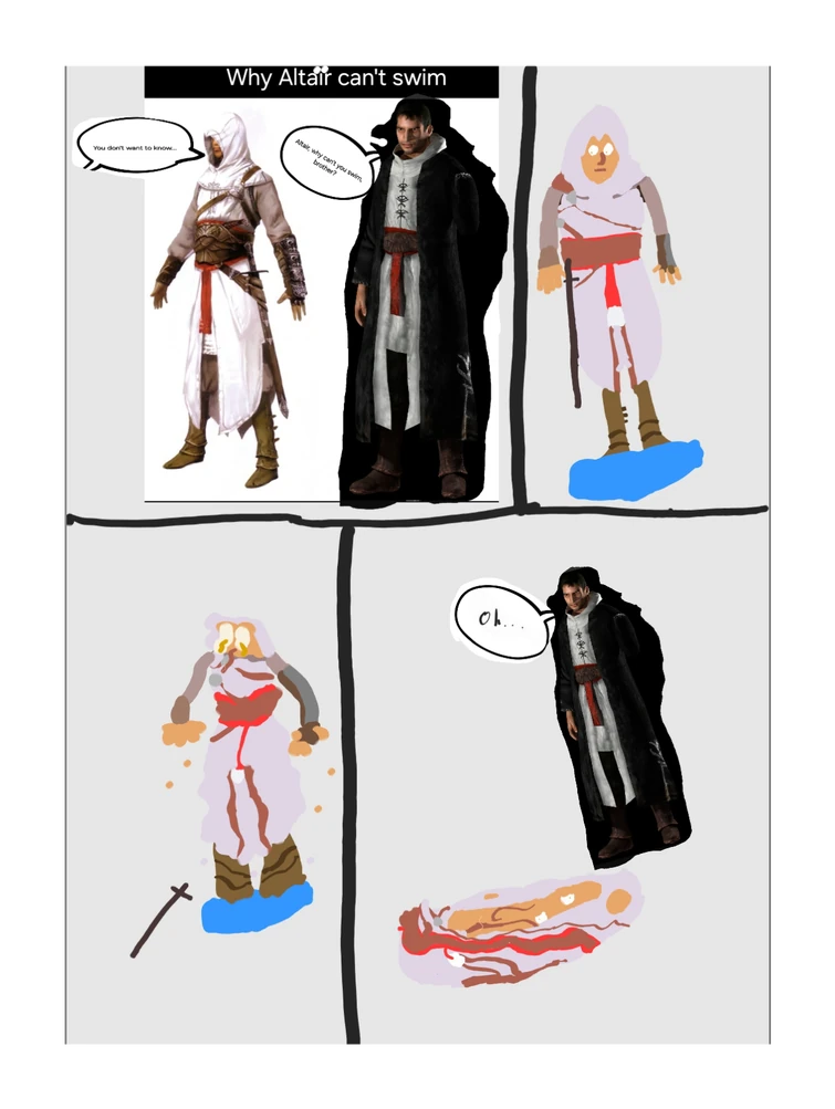 Altaïr Water Meme | Fandom