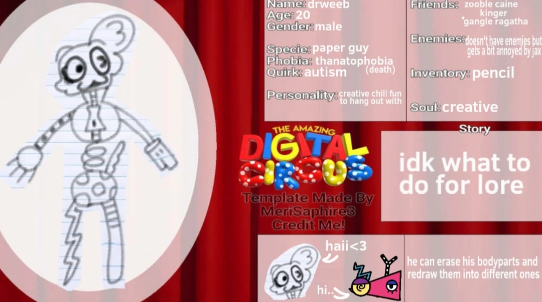 Hey here's some insert tadc oc based on my hobbie | Fandom