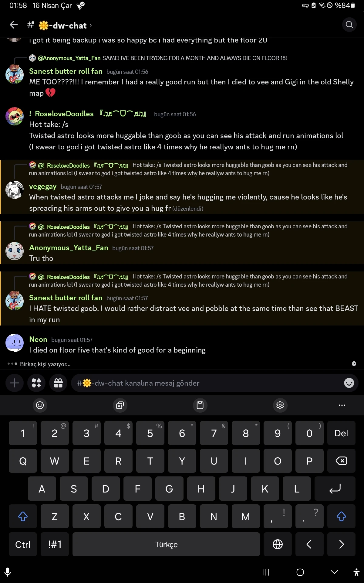 Dw char is more off topic than off topic category istg | Fandom