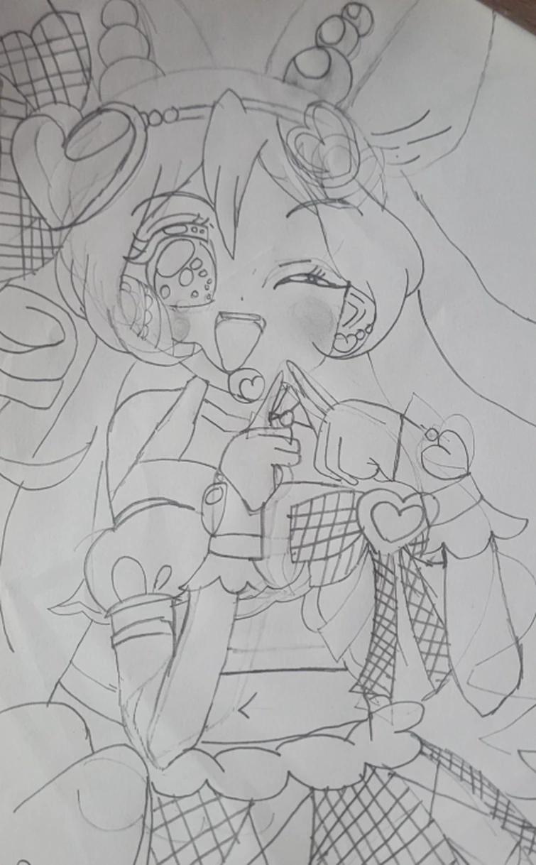 Remade Cure Idol Sketch! | Fandom