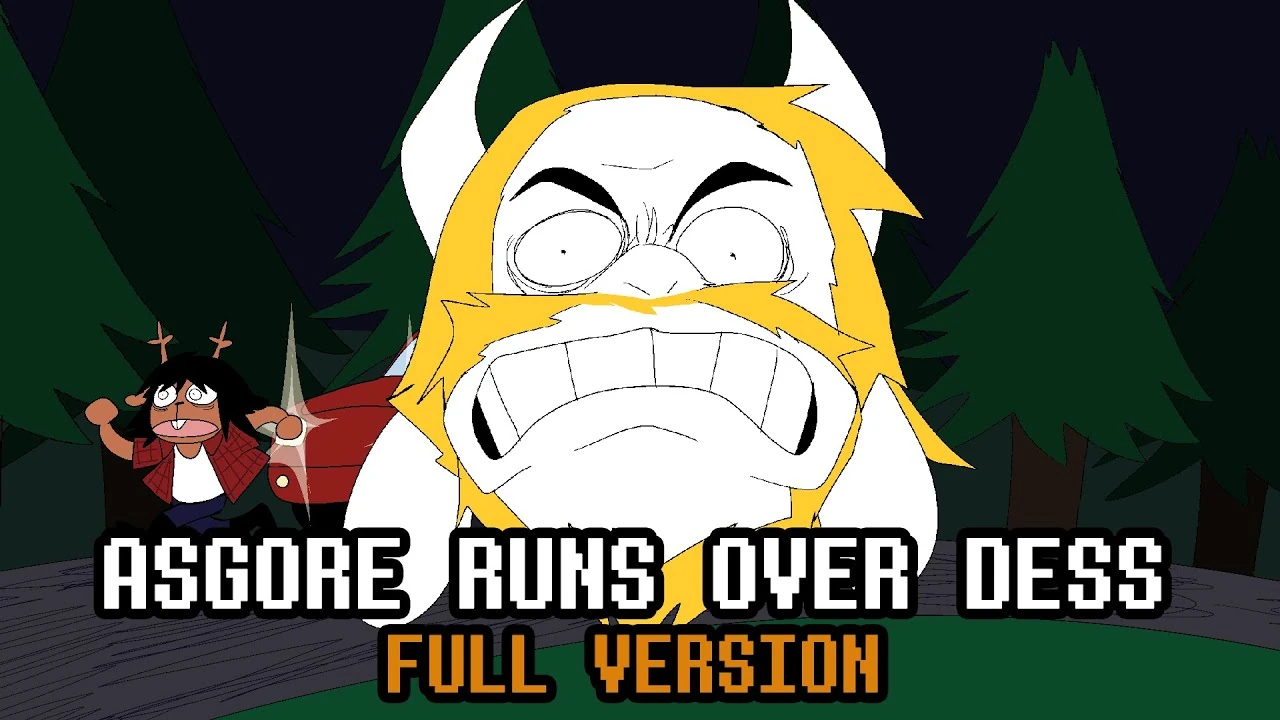 Guys I found a full version of asgore running dess over😭🙏 | Fandom