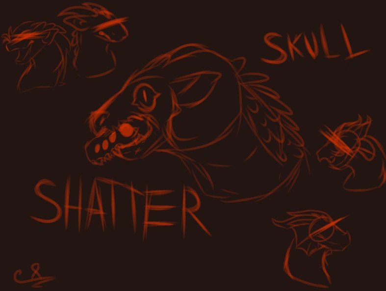 SKULL SHATTER: evil-ish clay au | Fandom
