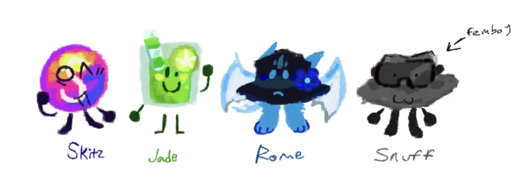 “I made some people on this wiki objects” but a few redesigned 😱 | Fandom