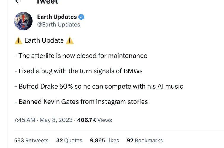 NEW EARTH UPDATE, it’s not as good but still pretty good | Fandom