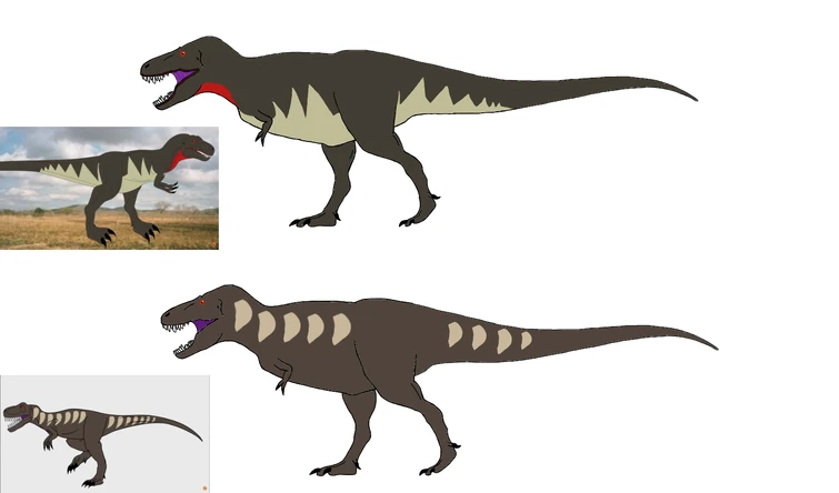 Drawing Dinosaurus with Colors of Dinos from Prechistoric World Series ...