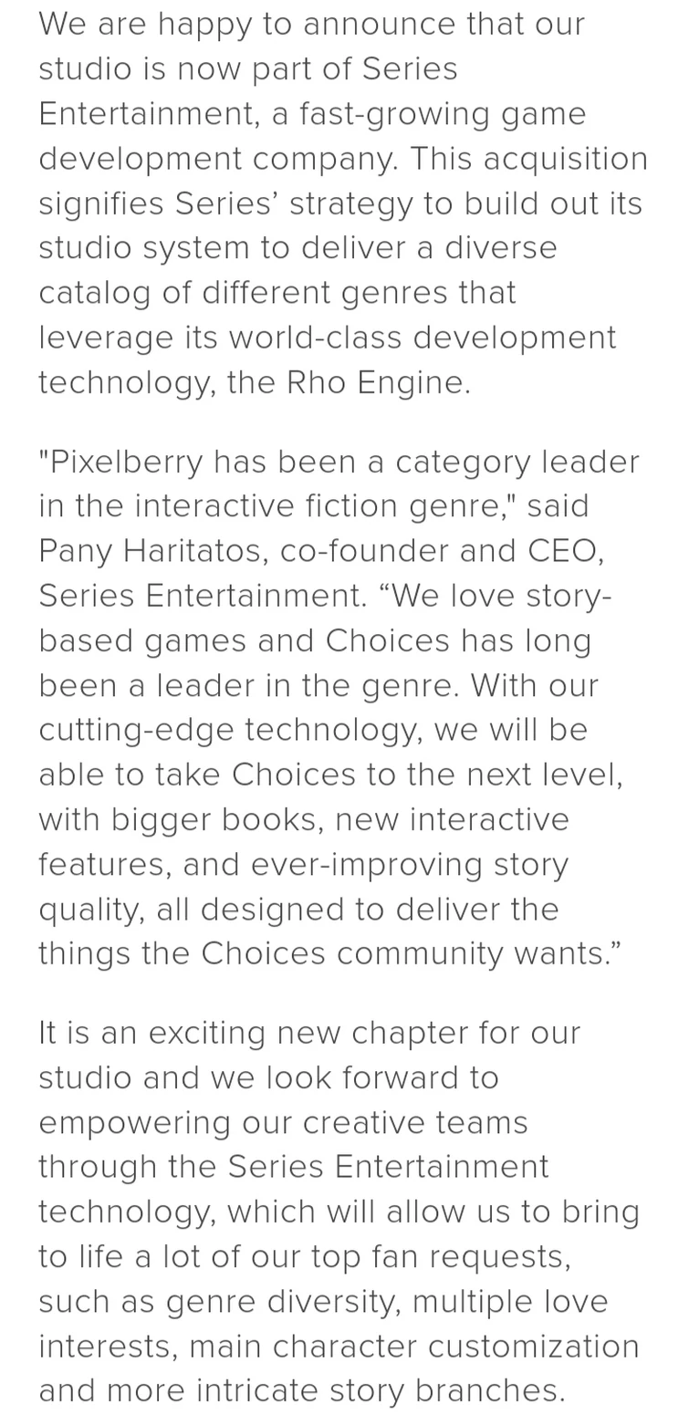Series Entertainment and Pixelberry | Fandom
