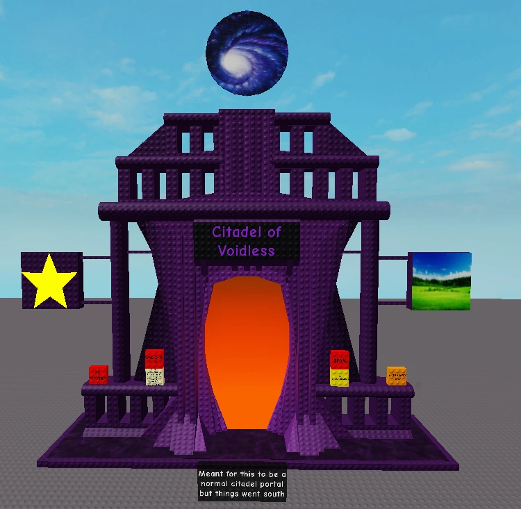 Citadel of Voidless - First custom (not really citadel) portal | Fandom