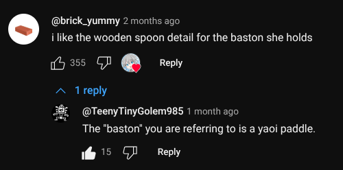 The "baston" you are referring to is a yaoi paddle. | Fandom