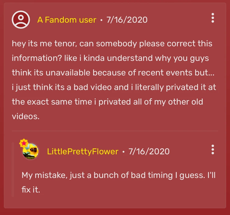 TENOR IS STILL ONLINE | Fandom