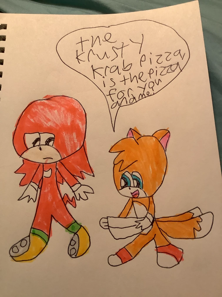 Tails’ krusty krab pizza song | Fandom