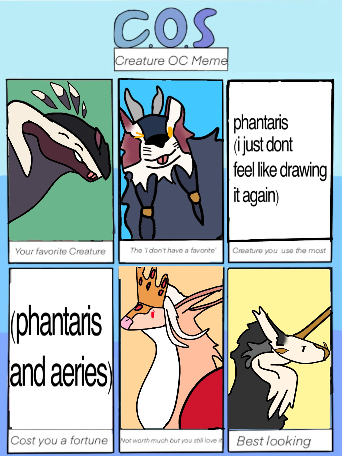 Creature OC meme (old ish trend) | Fandom