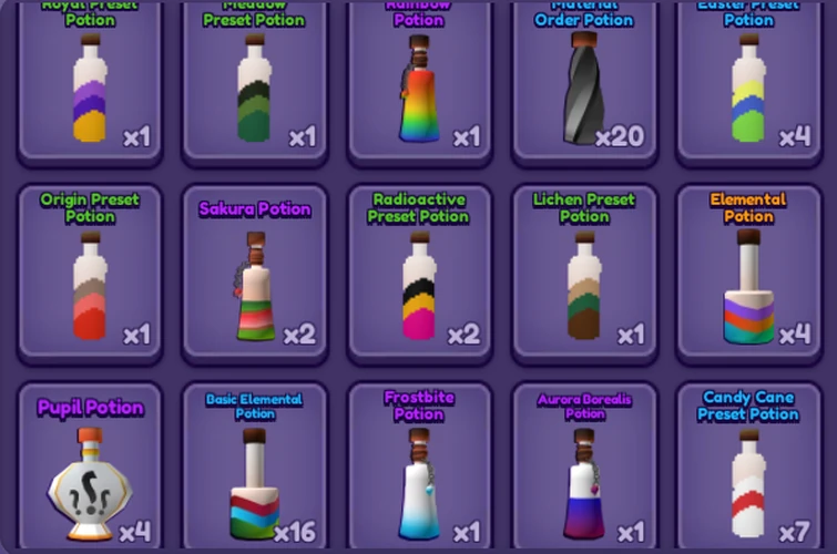 Reverse Auction + T/S potions and accessories! | Fandom