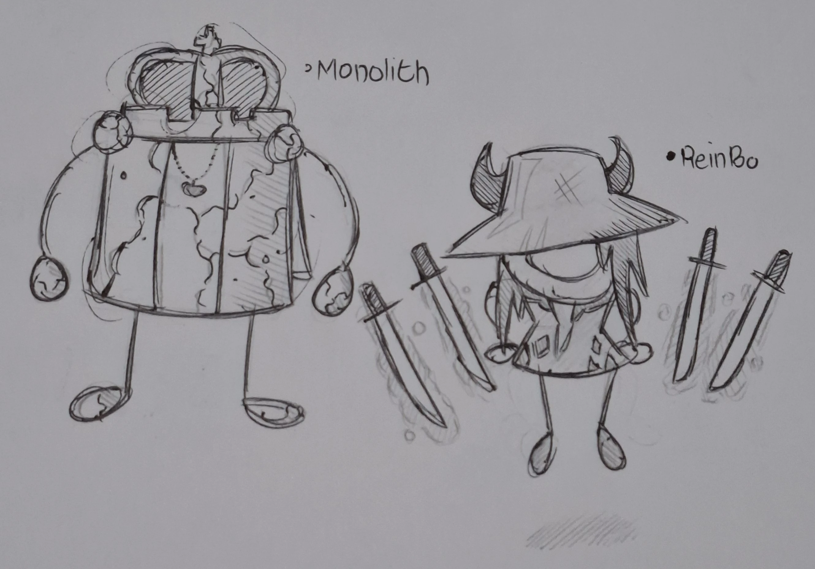 monolith and reinbo drawn from memmory in my art style | Fandom