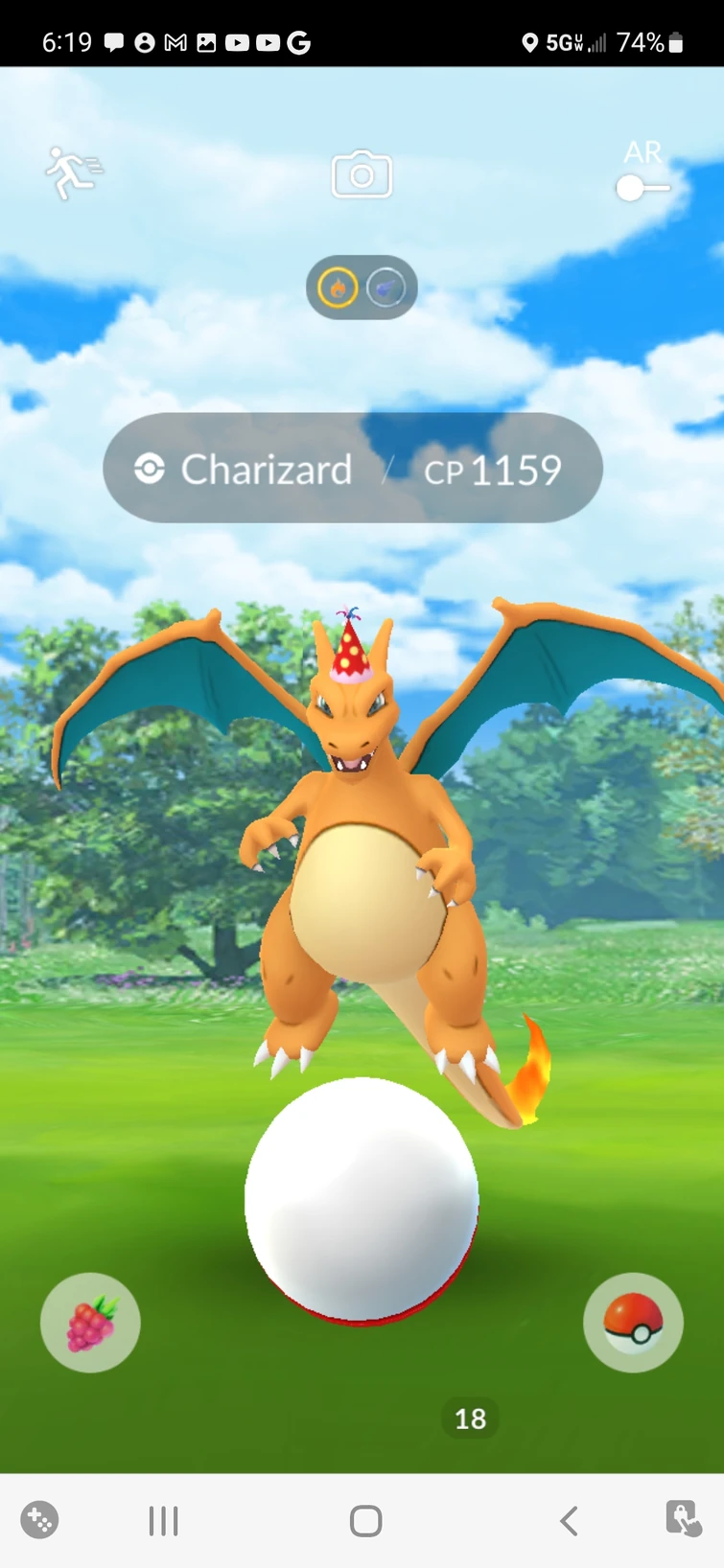 Wild Party Hat Charizard? Didn't know they were out there. | Fandom