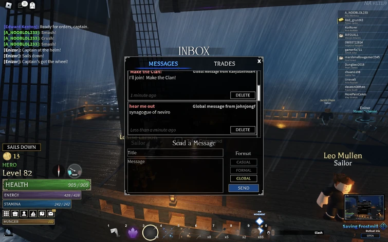 Just a conversation of global messages and 3000 robux | Fandom