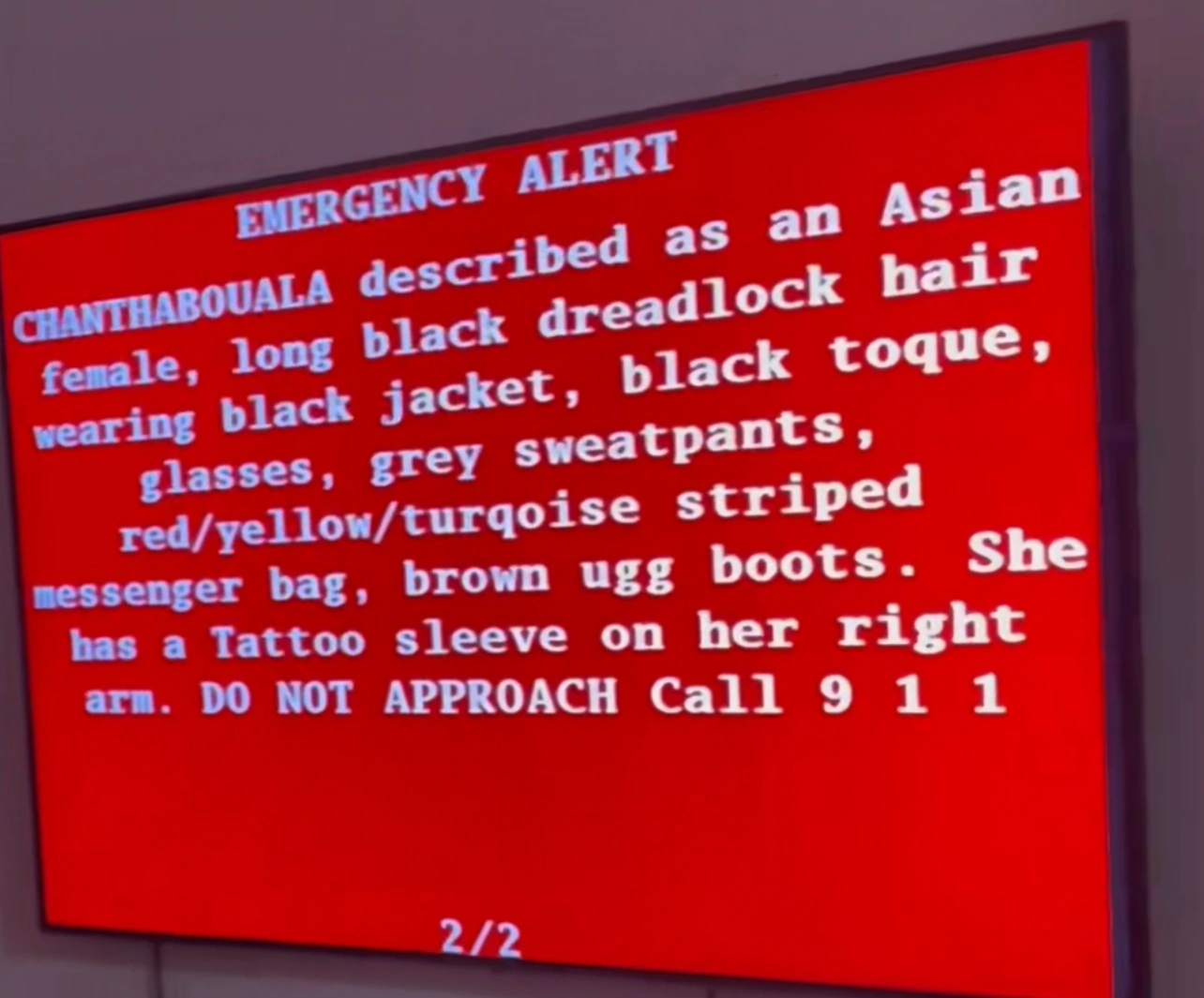 Not only do us EAS alerts sound scary they look scary like dawg it’s just a person I have | Fandom