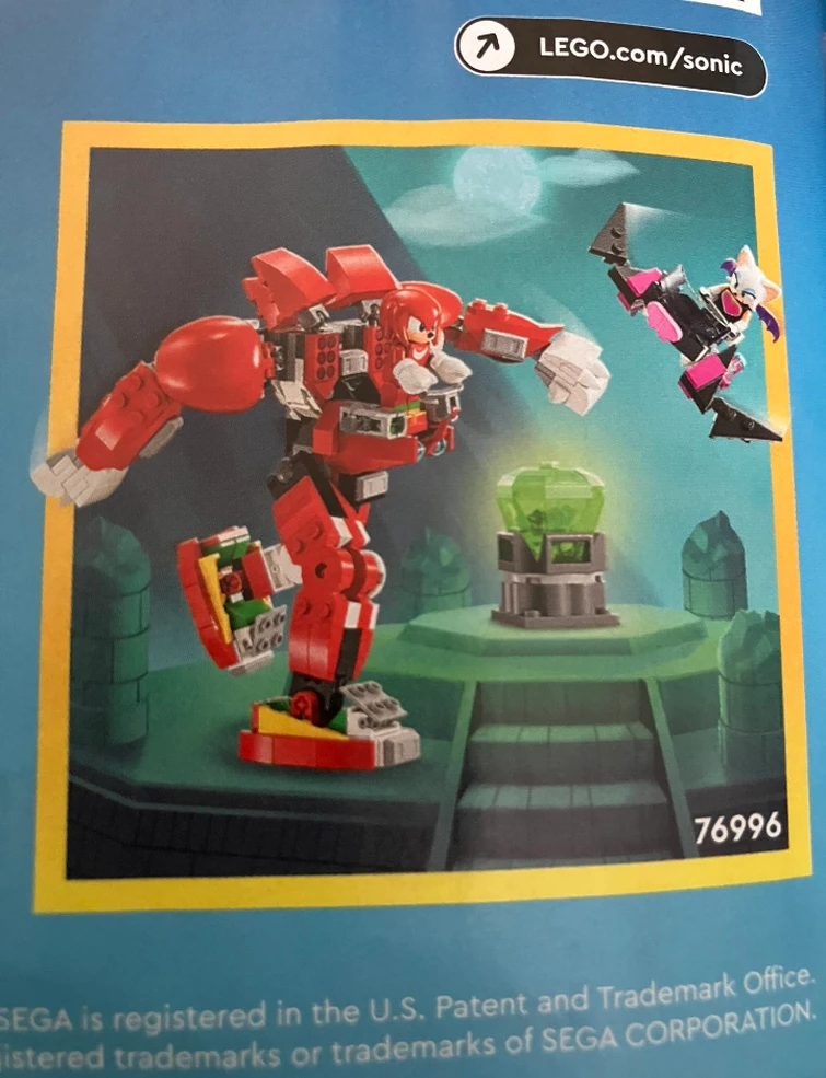 I'm not the only one who kinda sees Chaos in the Lego Master Emerald am ...