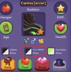 Selling 1/3 error color rad | Fandom