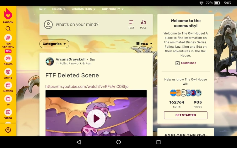 For some reason being logged out of my account means that it turns to ...
